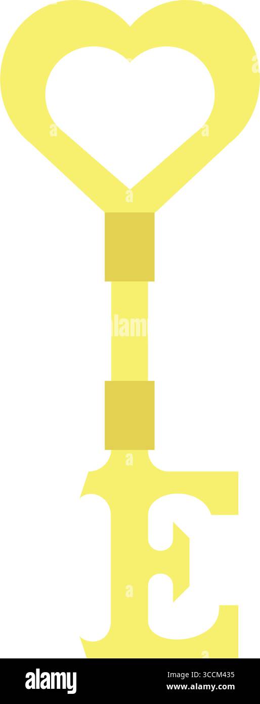 Key shaped object Stock Vector Images - Alamy