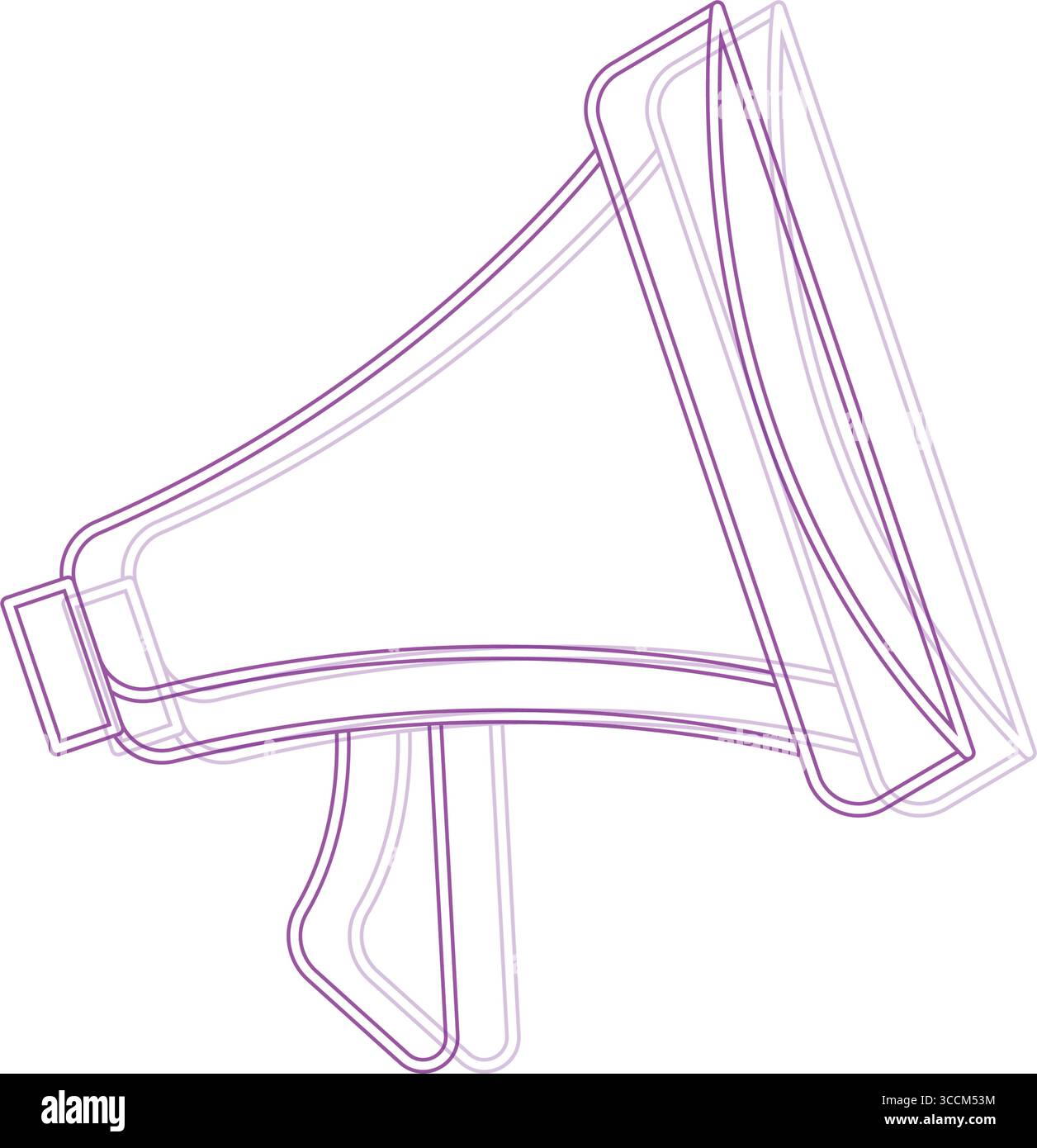 Megaphone minimal hi-res stock photography and images - Alamy