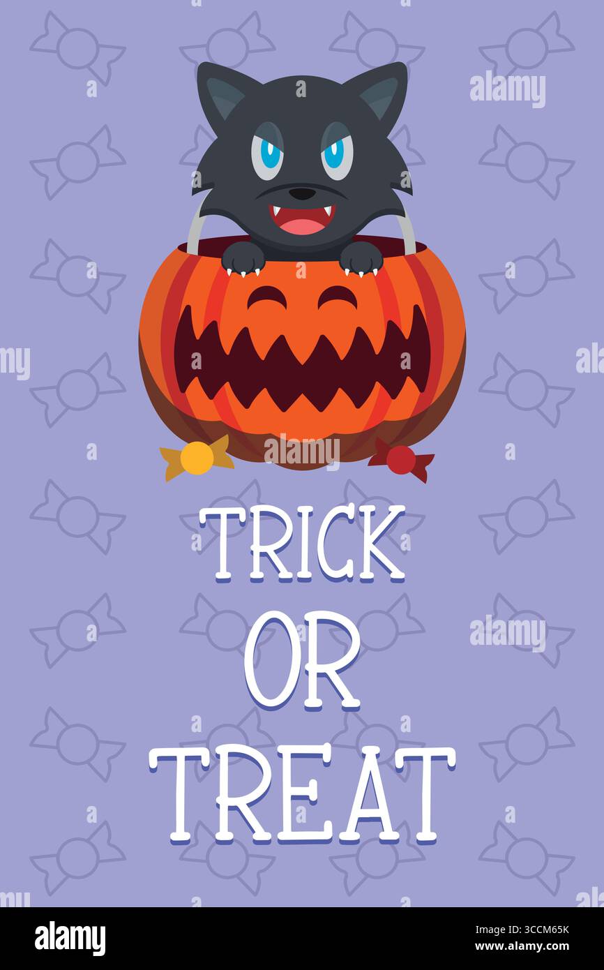 Pumpkin carved eyes mouth Stock Vector Images - Alamy