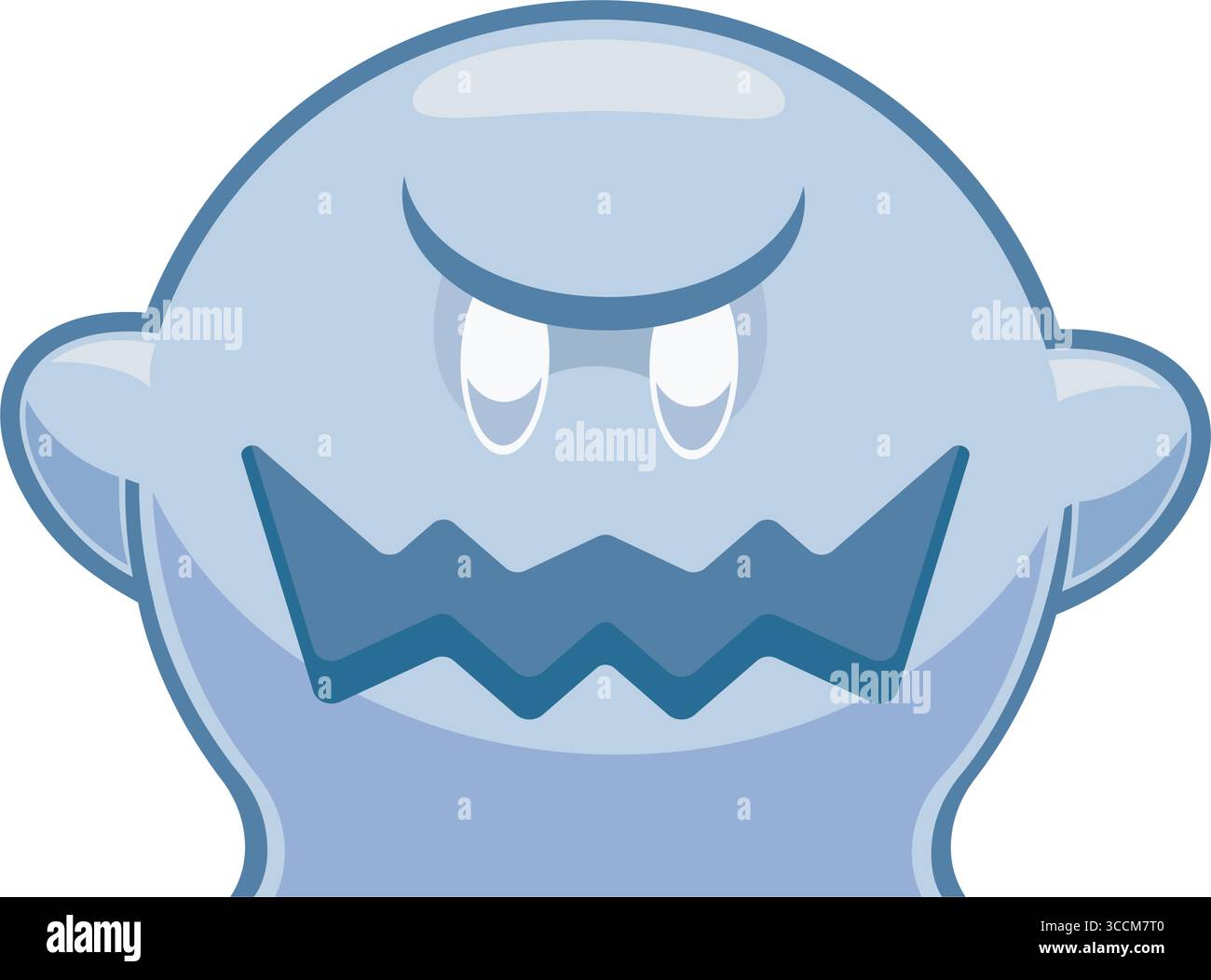 Cute transparent ghost spirit. Vector Stock Vector Image & Art - Alamy