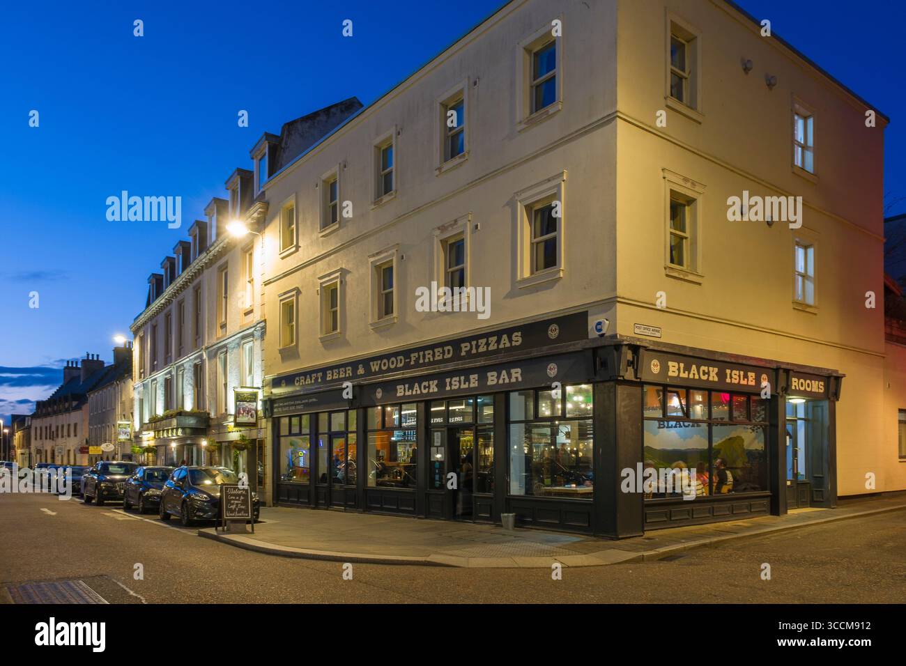 Exterior of Black Isle Bar & Rooms, Church Street, Inverness, Highland ...