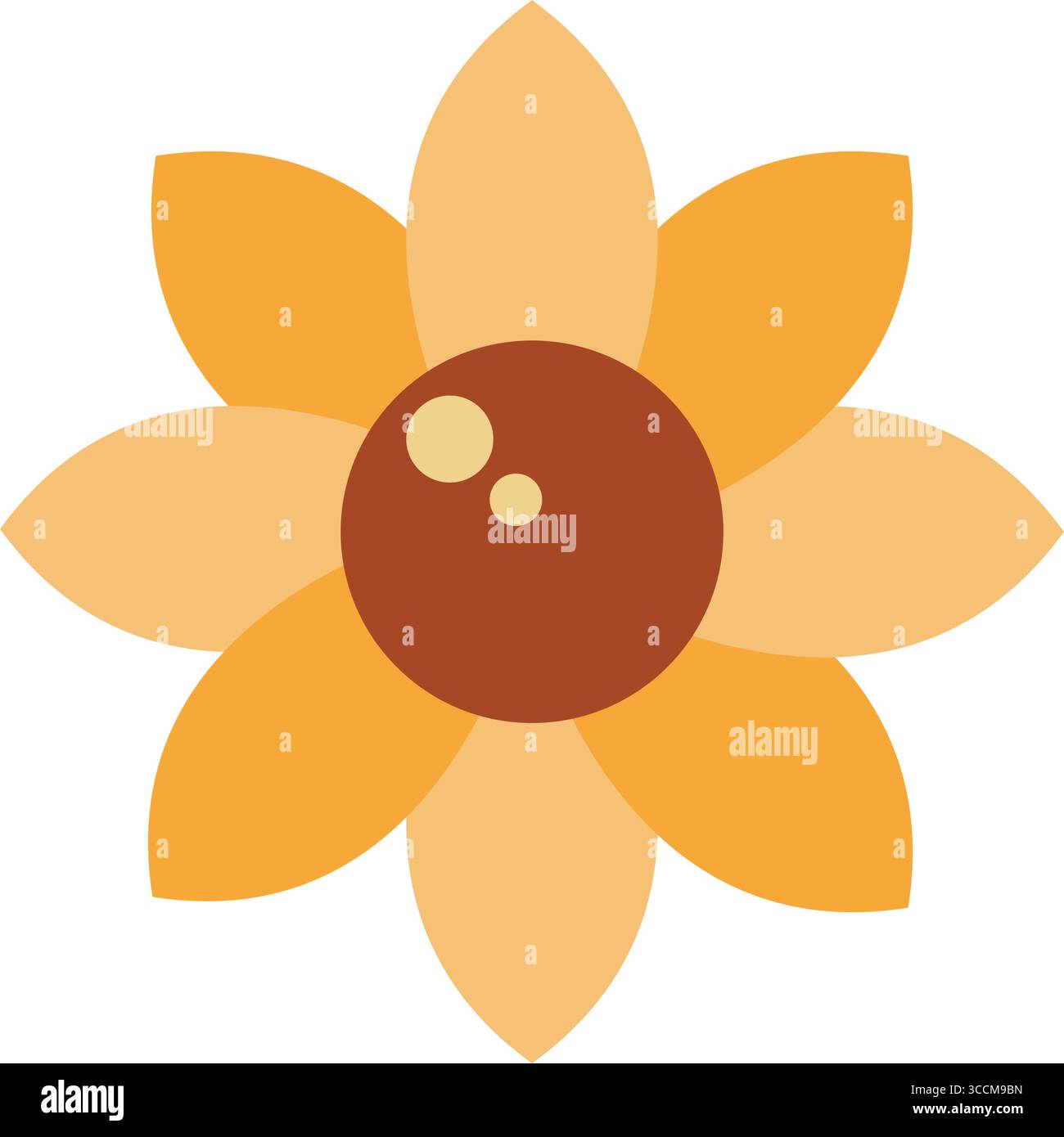Orange and yellow bloom Stock Vector Images - Alamy