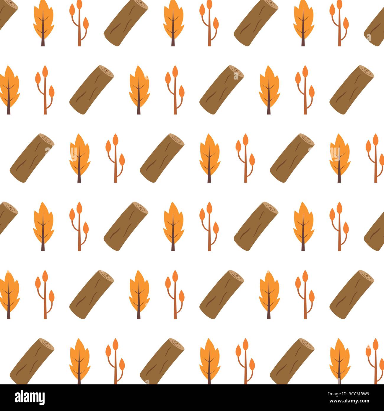 Woodland autumn pattern design. Vector Stock Vector Image & Art - Alamy