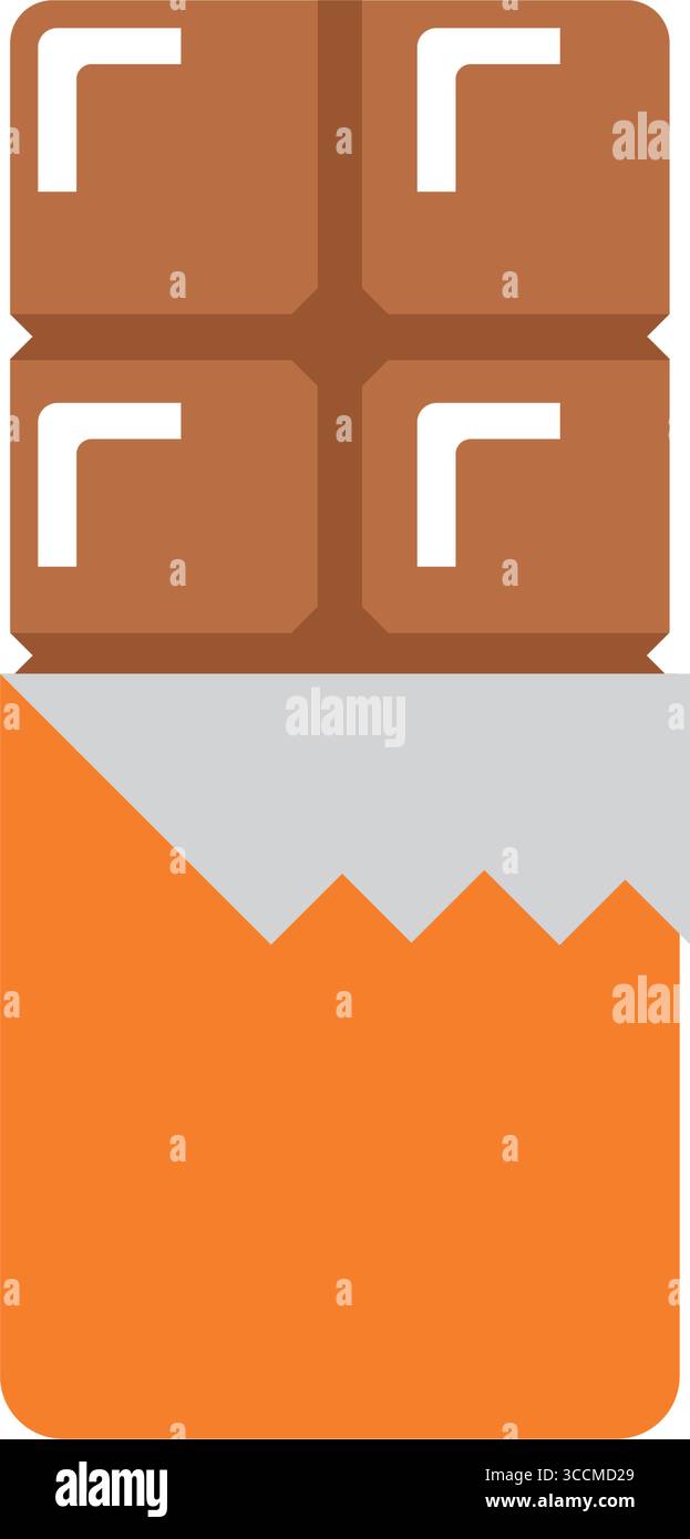 Chocolate orange snack bar Stock Vector Images - Alamy