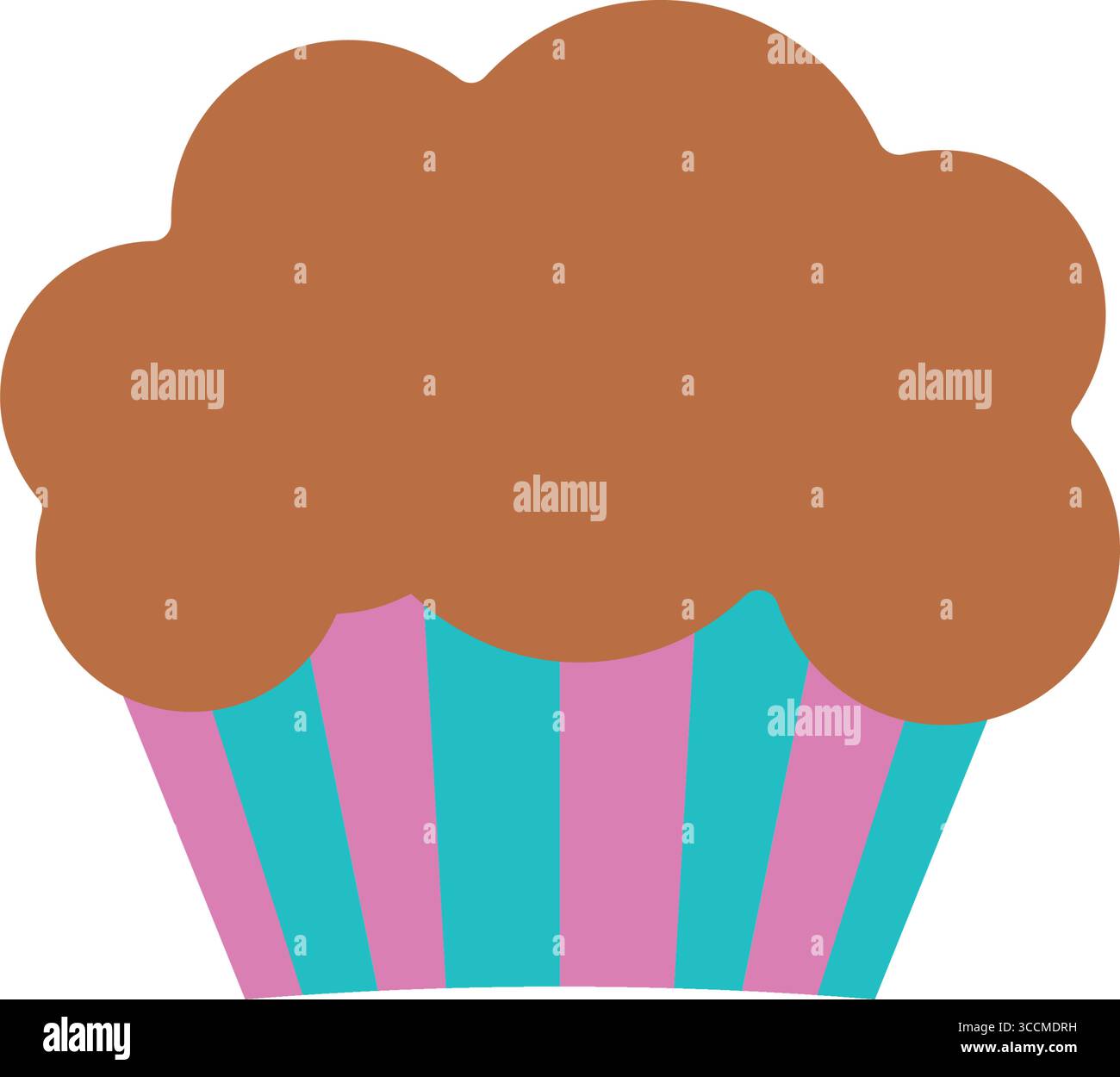 Muffin wrapper Stock Vector Images - Alamy