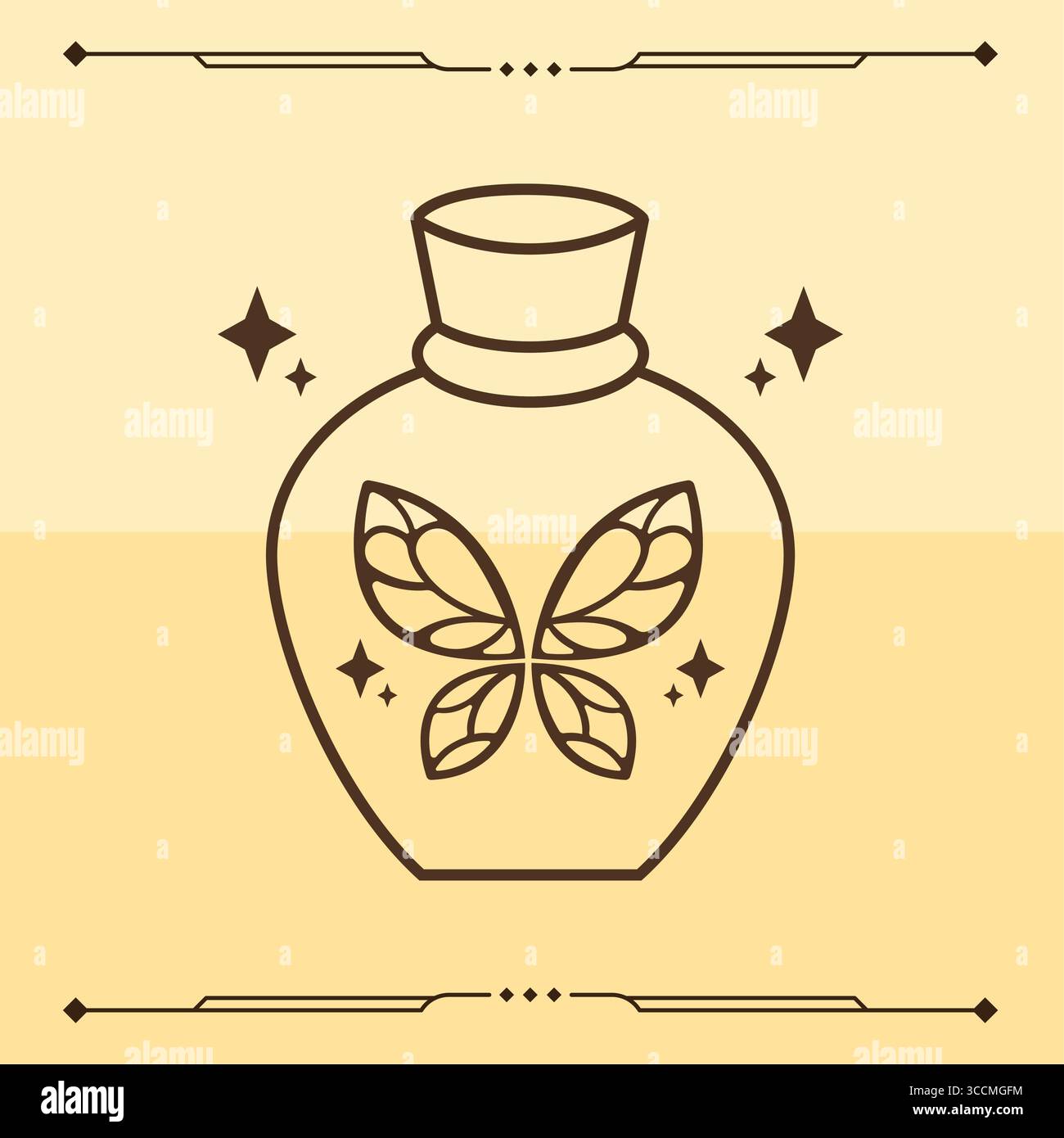 Delicate wings butterfly on Stock Vector Images - Alamy