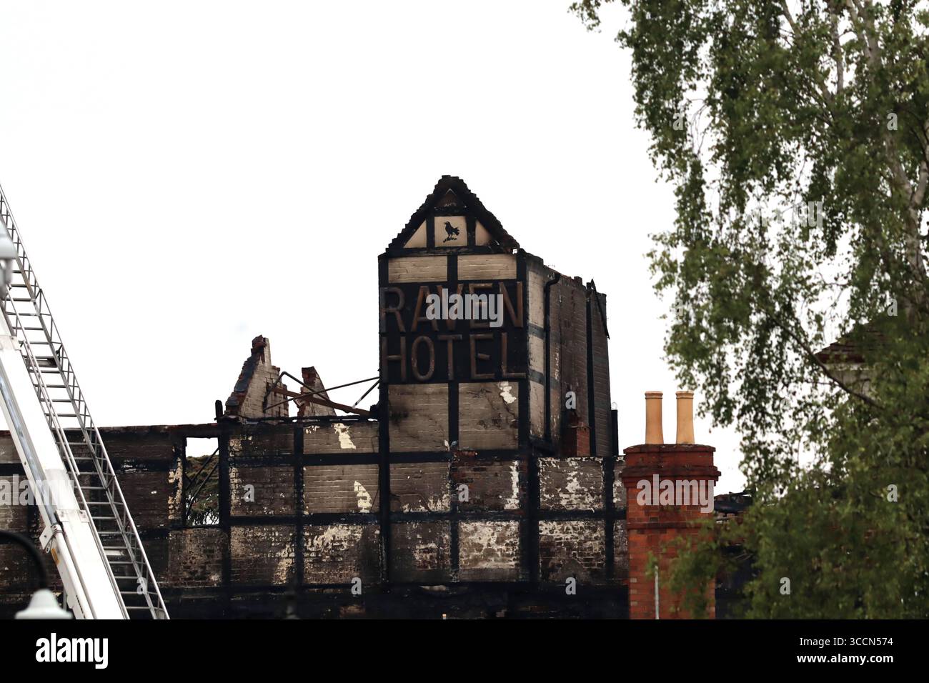 Arson damaged hotel hi-res stock photography and images - Alamy