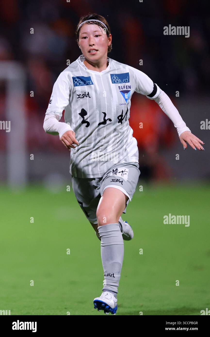 Saitama, Japan. 10th Aug, 2025. Kokoro Kimoto (Elfen) Football/Soccer ...