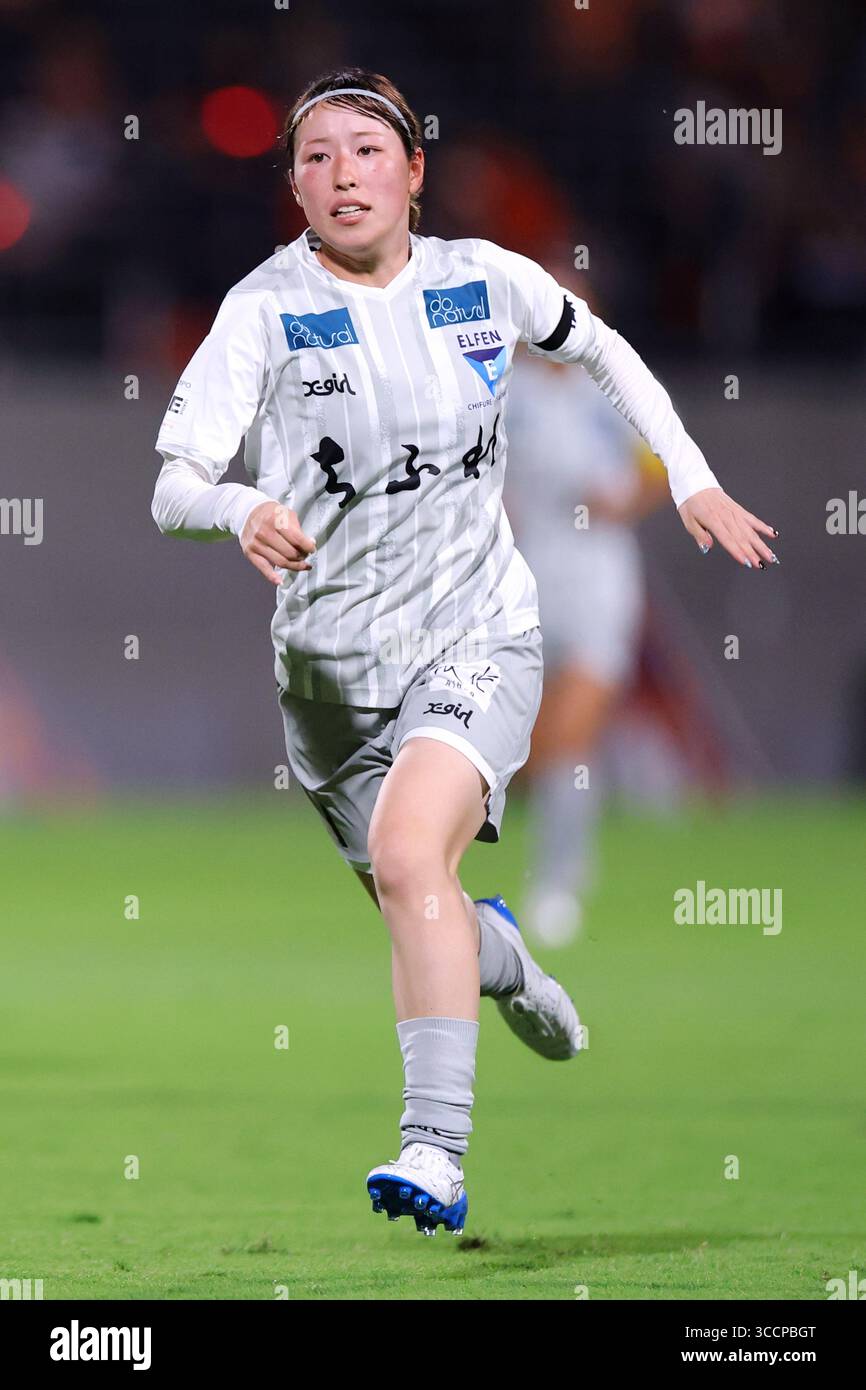 Saitama, Japan. 10th Aug, 2025. Kokoro Kimoto (Elfen) Football/Soccer ...