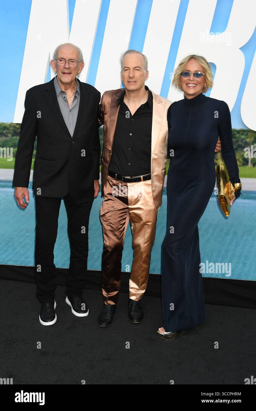 HOLLYWOOD, CA - AUGUST 11: Christopher Lloyd, Bob Odenkirk and Sharon ...