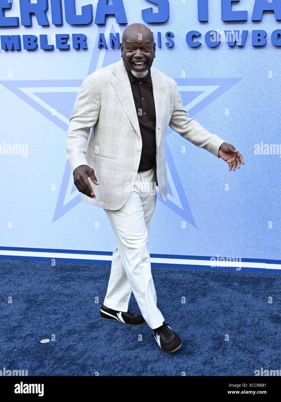 Emmitt Smith arriving to Netflix’s 'America's Team: The Gambler and His ...