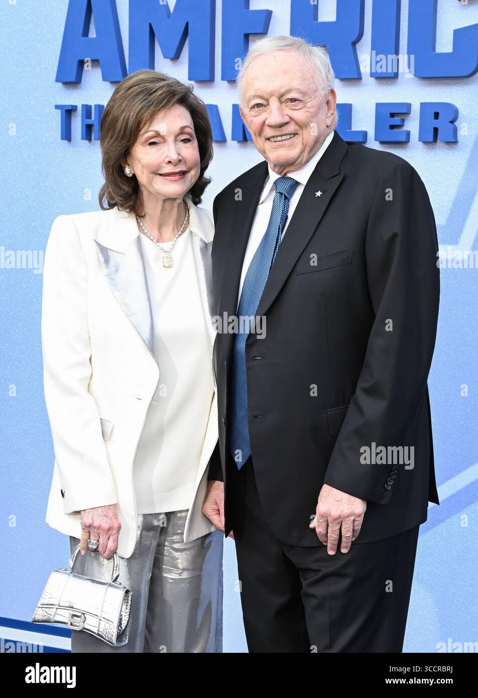 Gene Jones and Jerry Jones arriving to Netflix’s 'America's Team: The ...