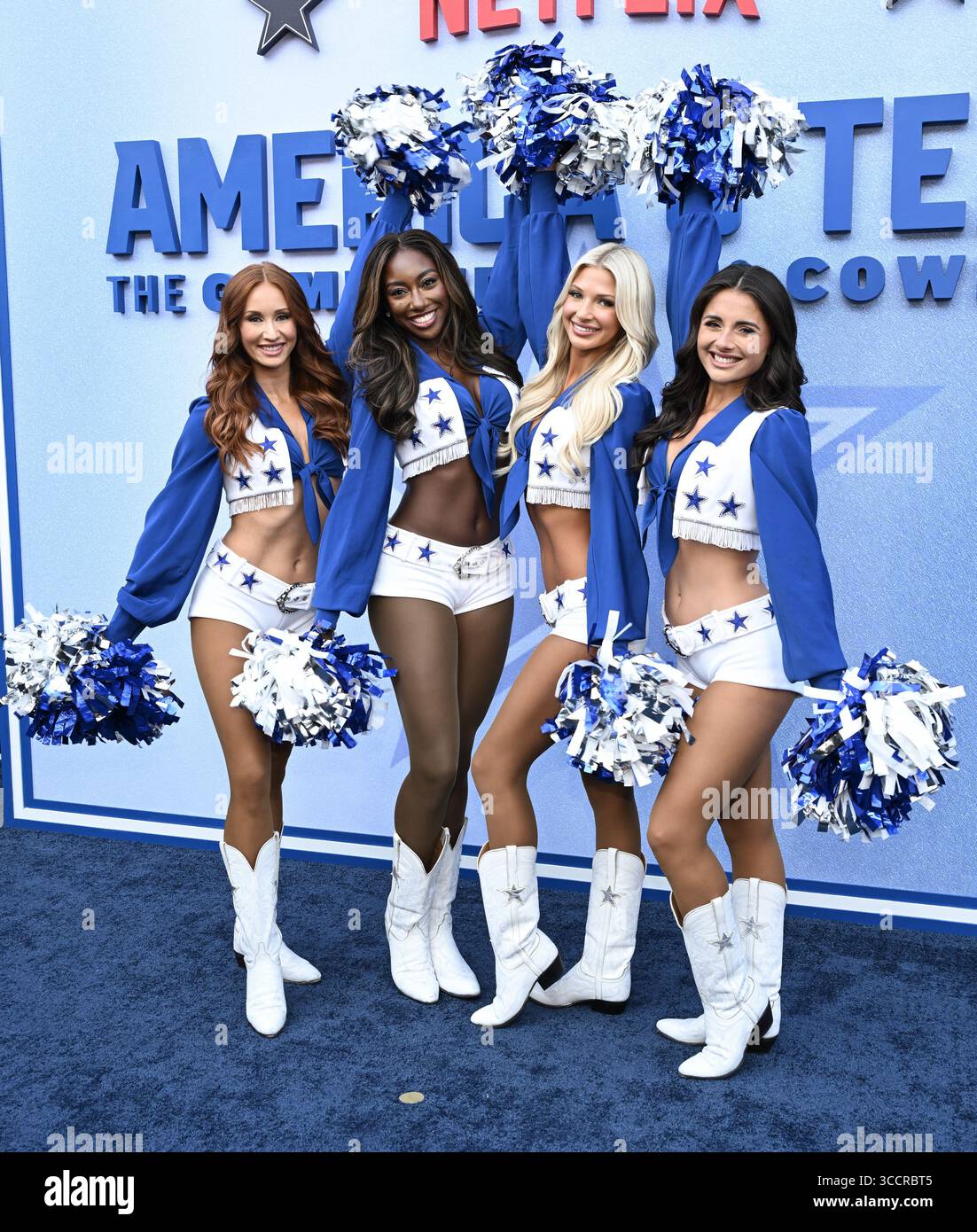 Dallas Cowboy Cheerleaders arriving to Netflix’s 'America's Team: The Gambler and His Cowboys ...