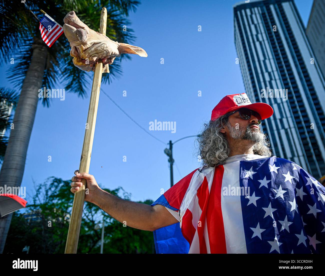 Pig head on stick hi-res stock photography and images - Alamy