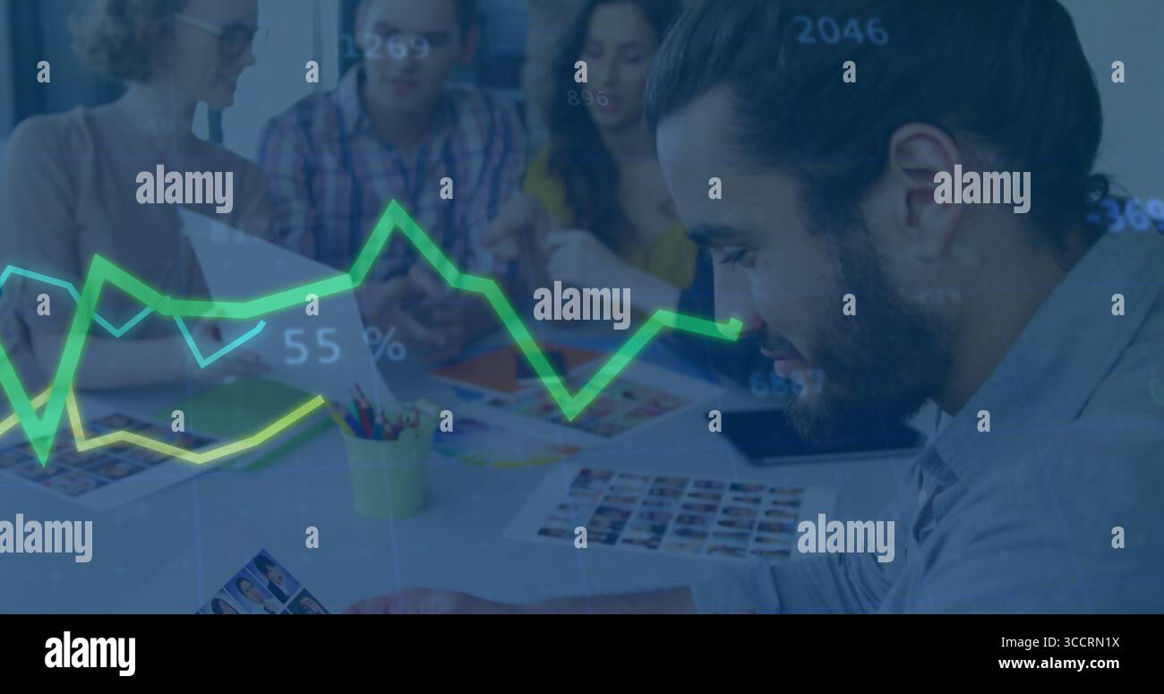 Bearded man seated table hi-res stock photography and images - Alamy