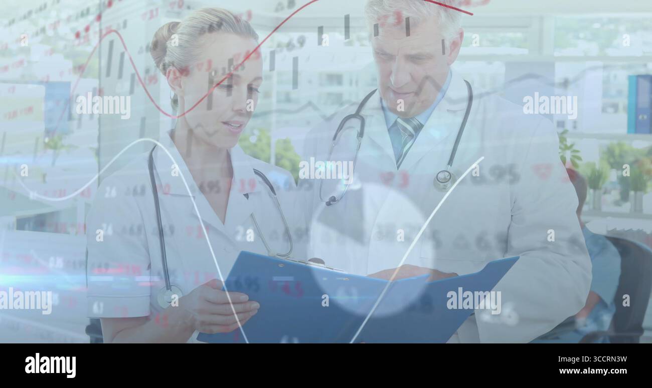 Doctors reviewing patient files hi-res stock photography and images - Alamy