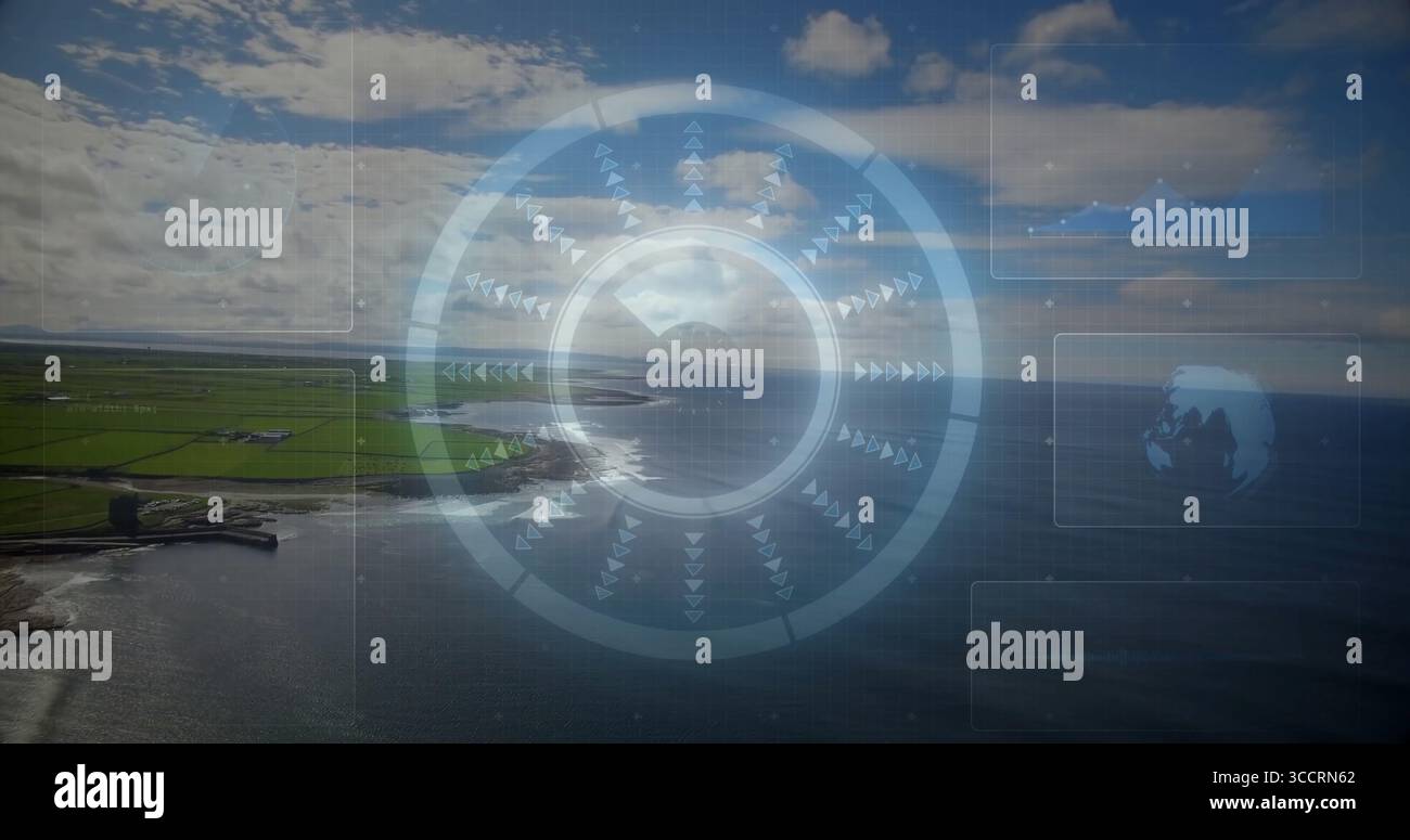 Showing central circular hud hi-res stock photography and images - Alamy