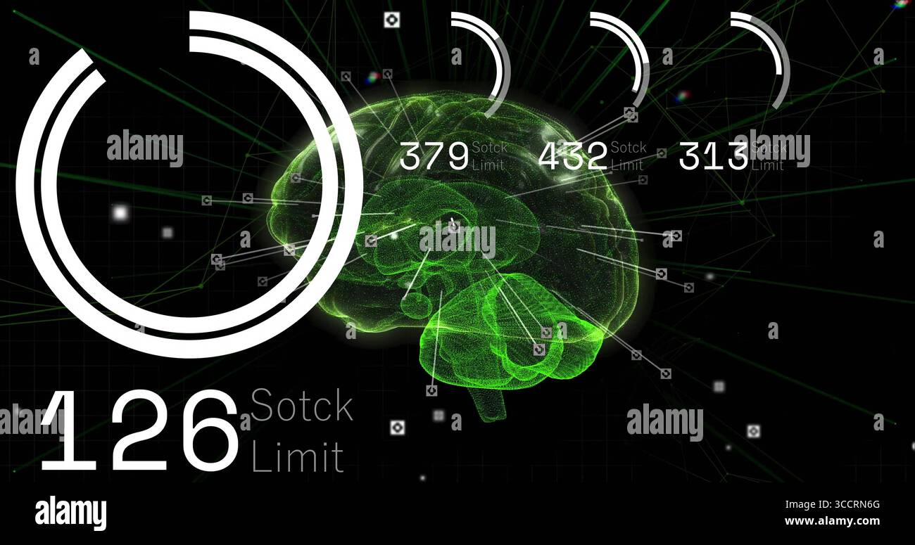 Displaying 3d brain overlay hi-res stock photography and images - Alamy