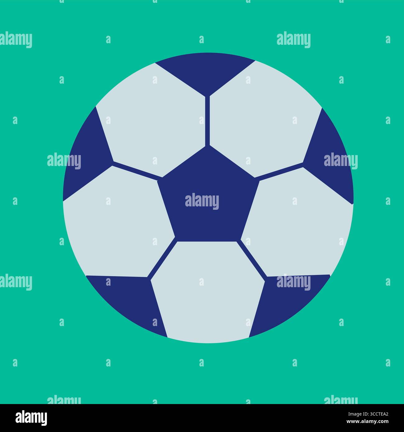 Classic Soccer Ball Vector Illustration Stock Vector Image & Art - Alamy