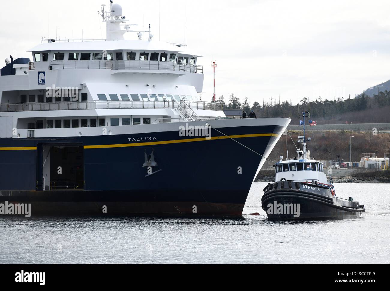 March 1, 2021, Ketchikan, Alaska, USA: The Alaska Marine Highway System ...