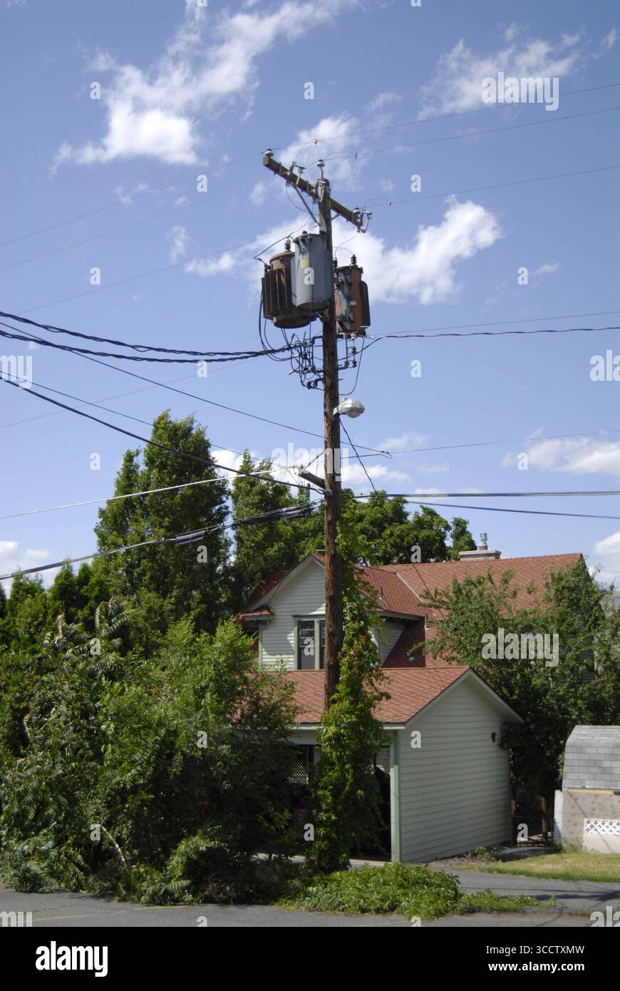 LEWISTON/IDAHO STATE/USA Ruler american old wooden electric wire and ...