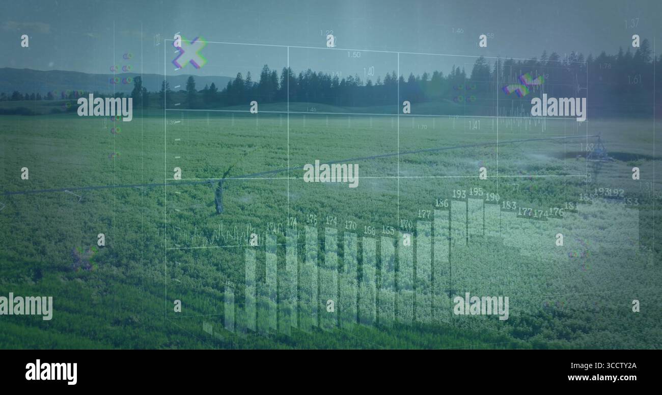 Green bar graphs line charts hi-res stock photography and images - Alamy