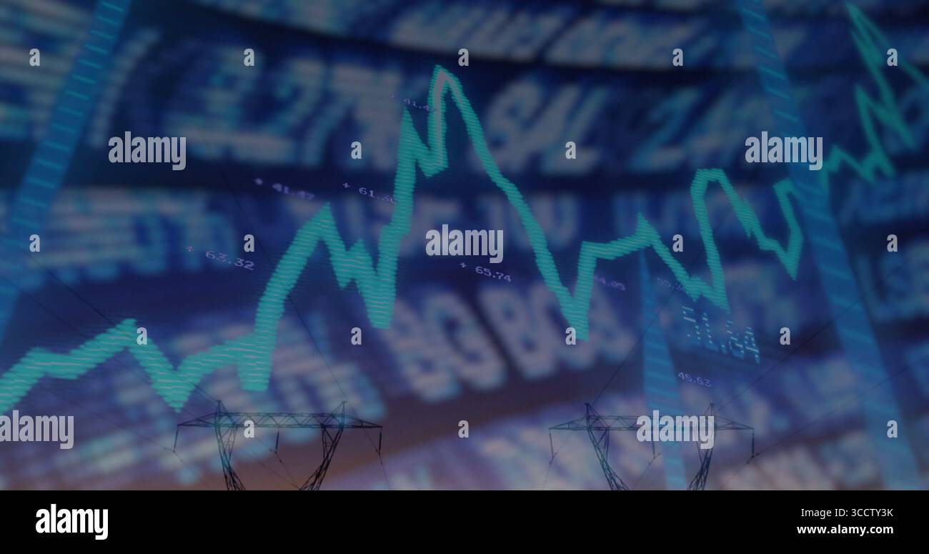 Digital energy chart displaying hi-res stock photography and images - Alamy
