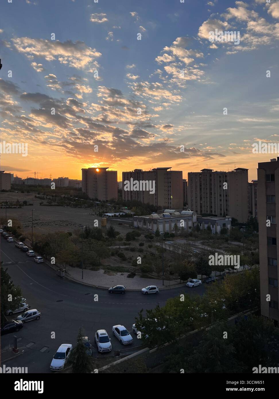 Tehran city skyline silhouette hi-res stock photography and images - Alamy