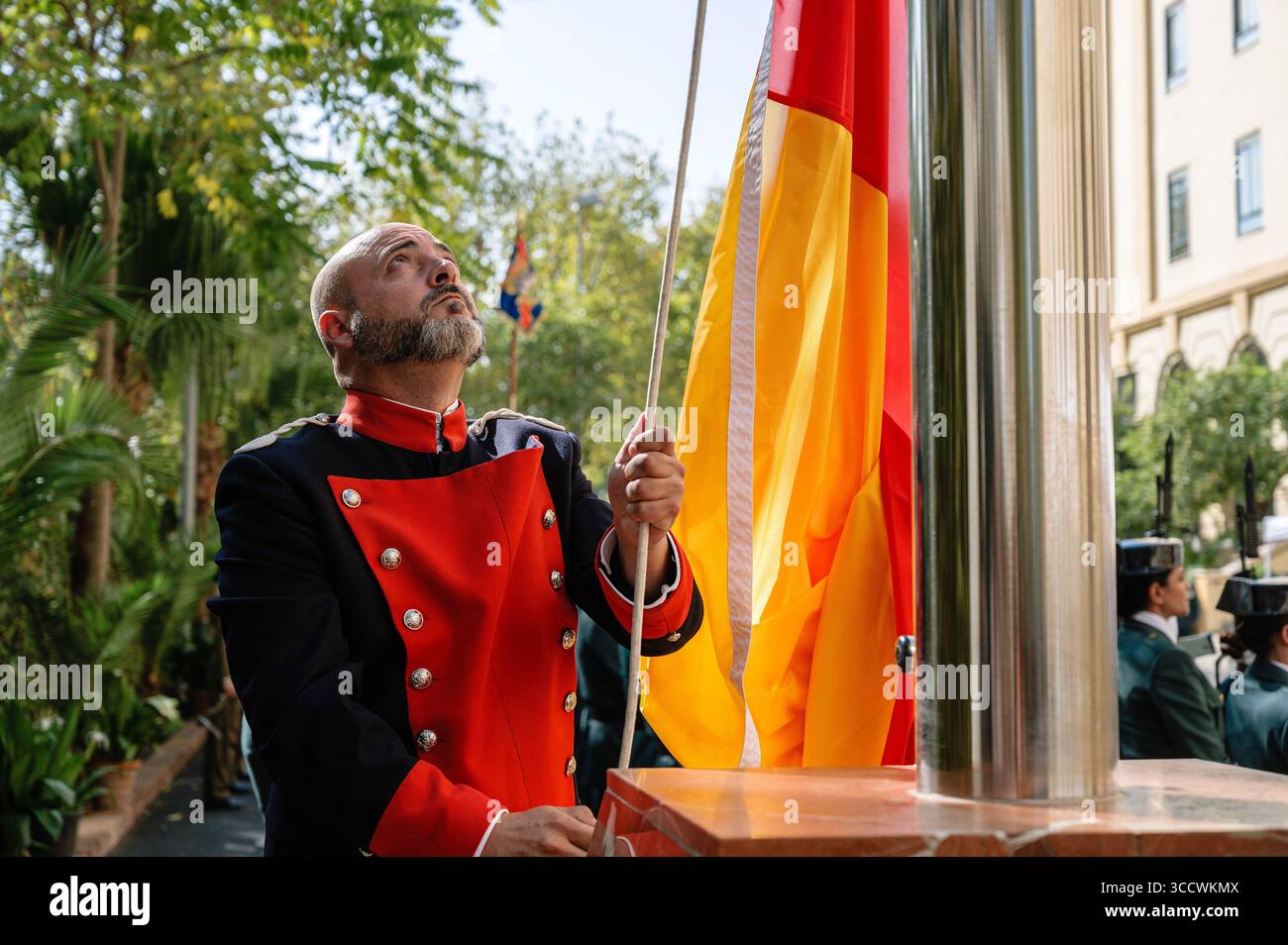 Bandera nacional militar hi-res stock photography and images - Alamy