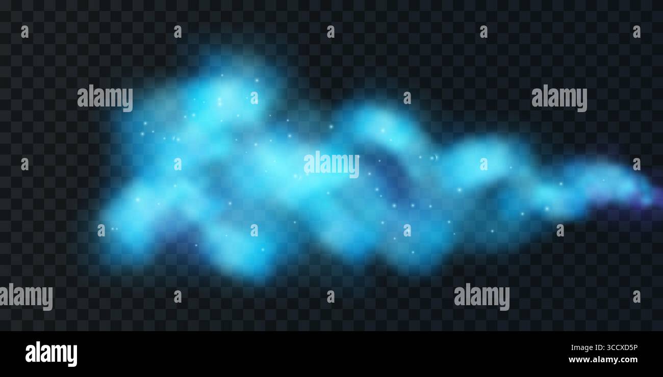 Realistic blue gas explosion Stock Vector Images - Alamy