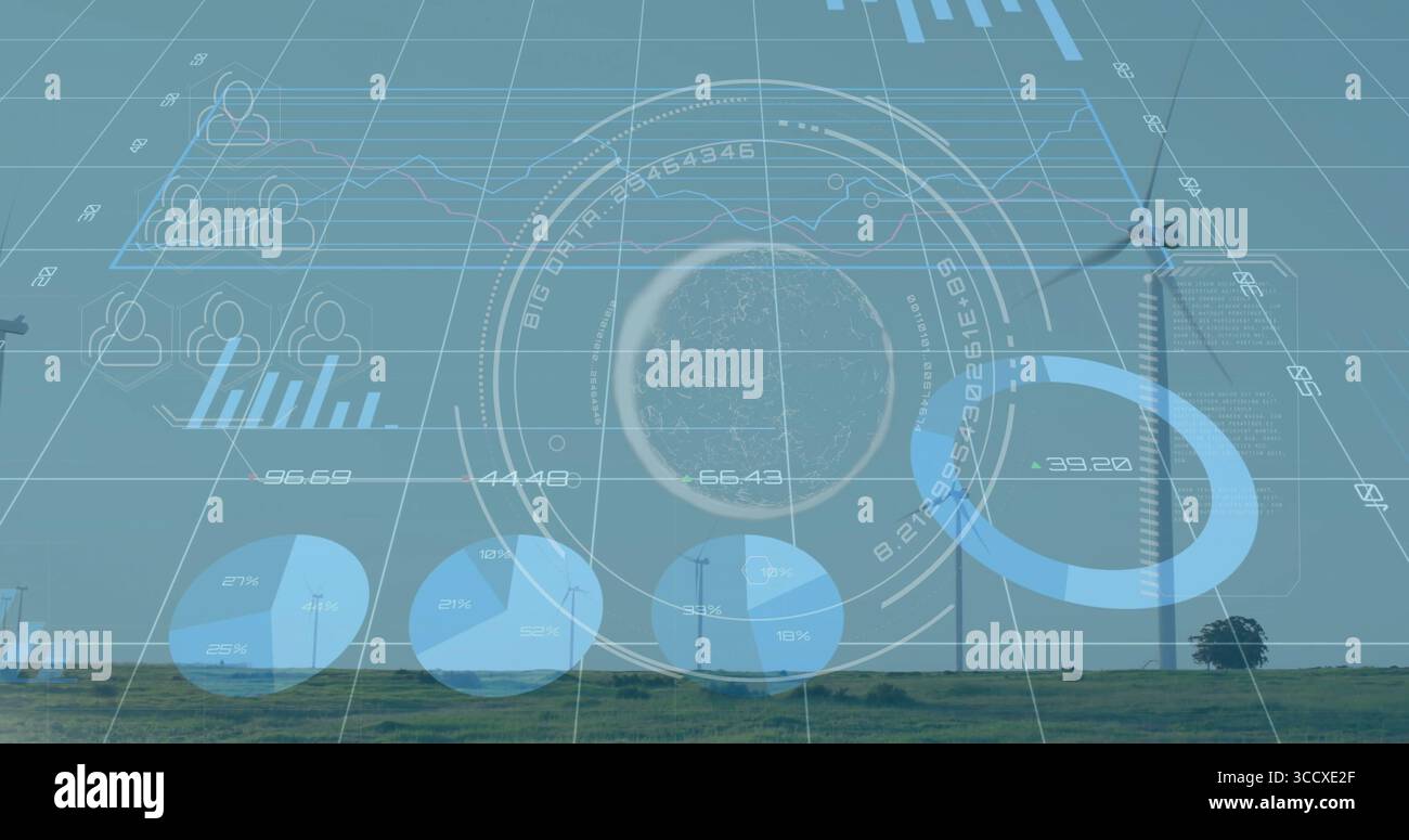 Visualizing circular interface tracking hi-res stock photography and ...