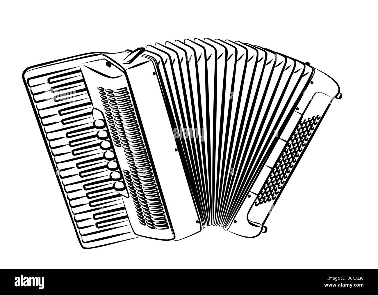 Accordion hand Stock Vector Images - Alamy