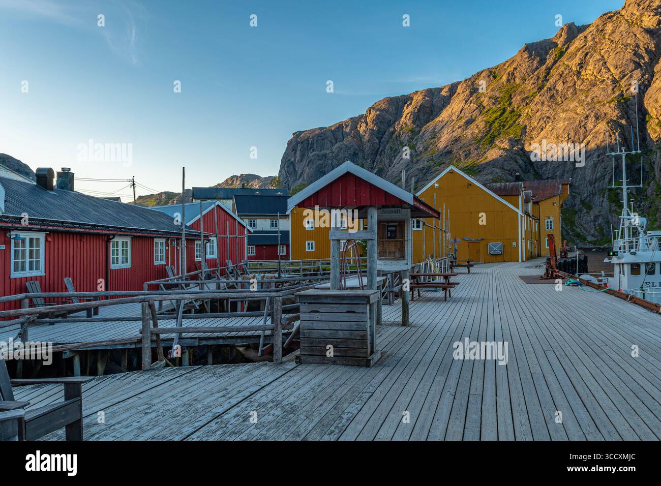 Nusfjord, a small fishing village in the Lofoten Islands, recognized by ...