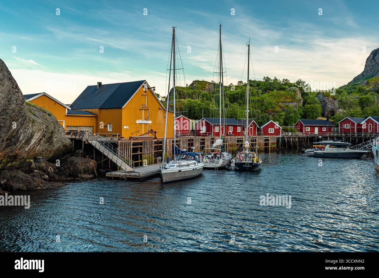 Nusfjord, a small fishing village in the Lofoten Islands, recognized by ...
