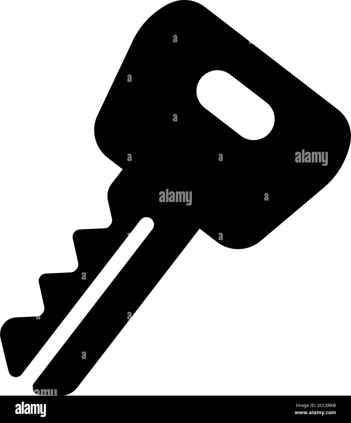 Key silhouette vector icon illustration Stock Vector Image & Art - Alamy