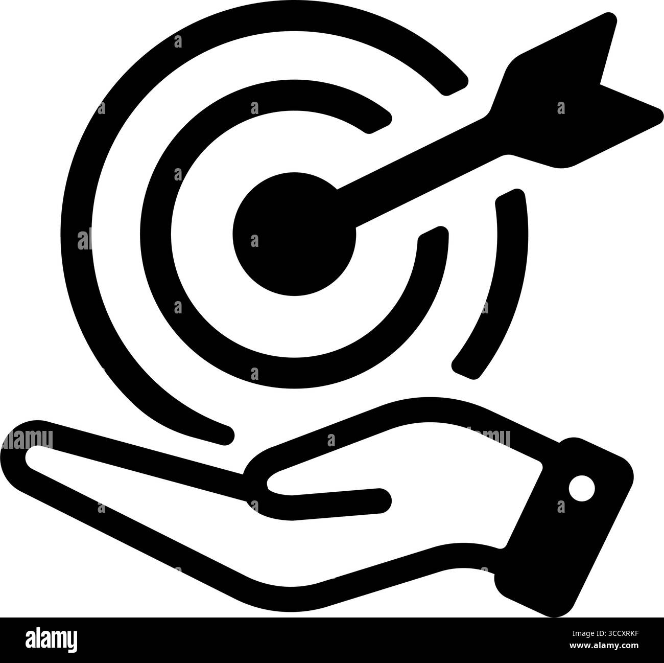 Business targeting icon simple Cut Out Stock Images & Pictures - Alamy