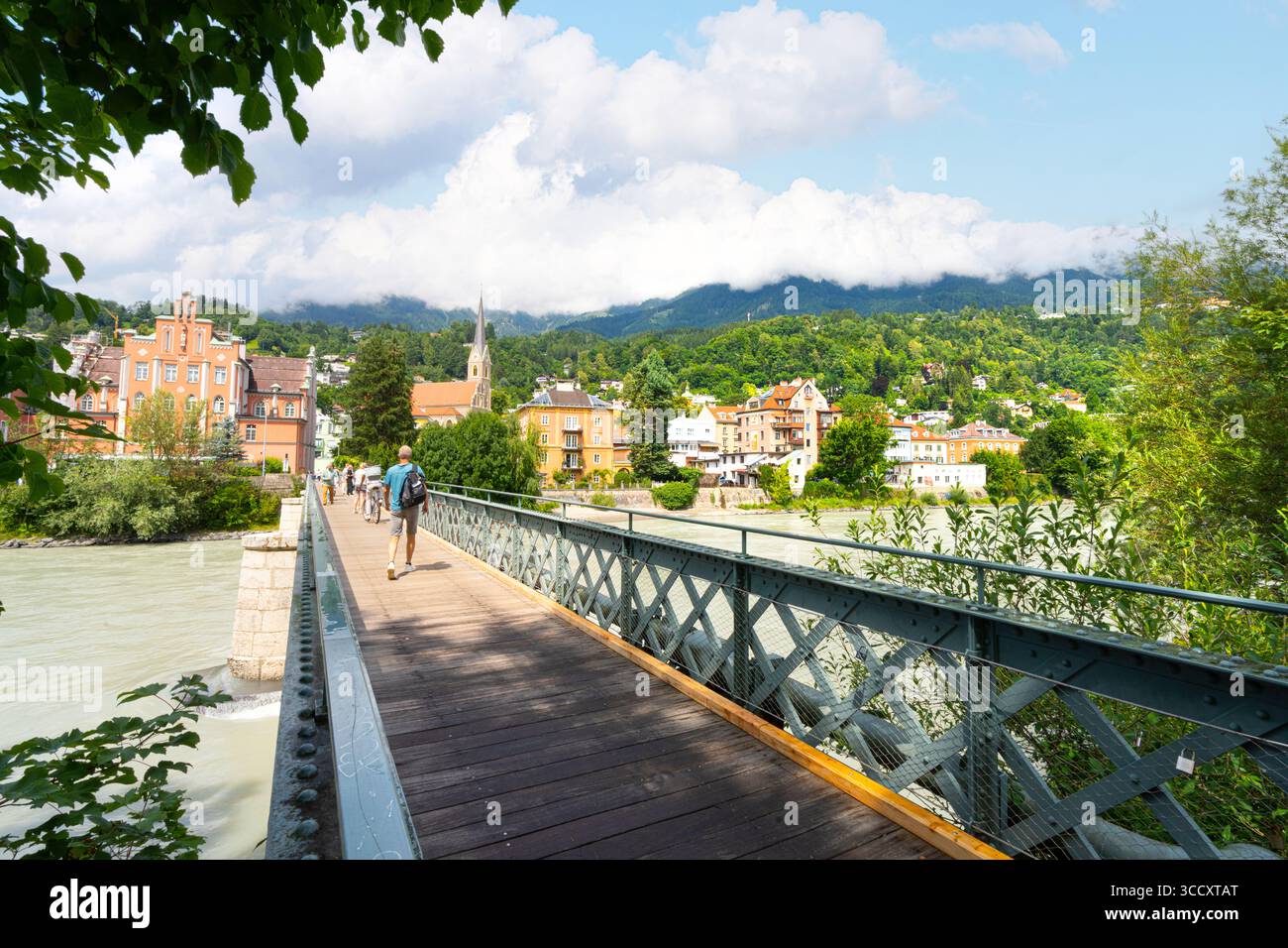 The emile bethouart footbridge hi-res stock photography and images - Alamy