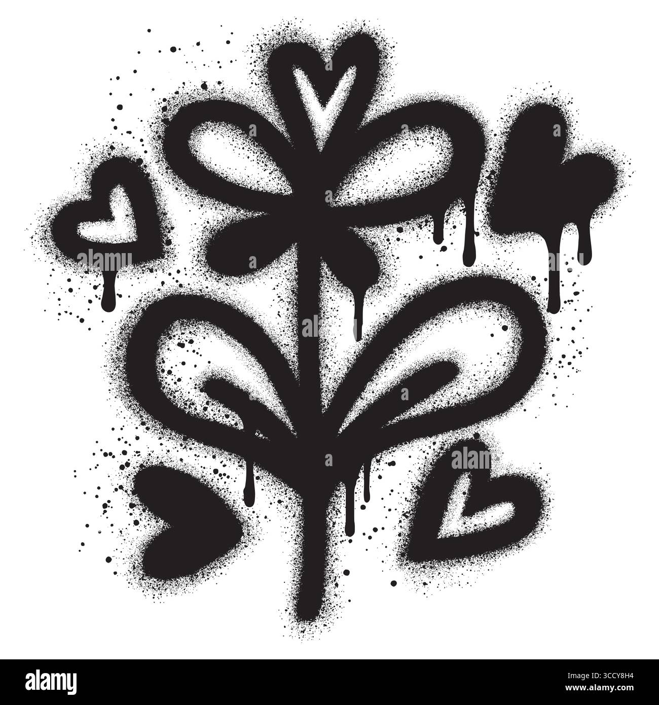 Floral freedom Black and White Stock Photos & Images - Alamy