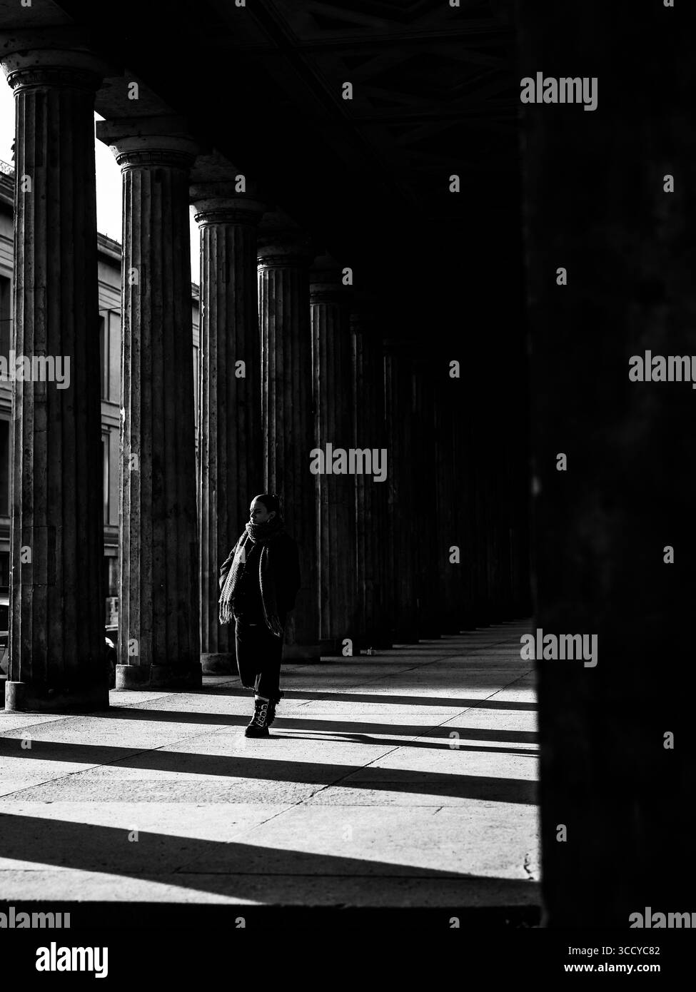 Structures buildings berlin architecture Black and White Stock Photos ...