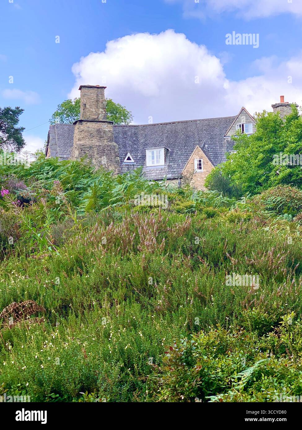 Stoneywell National Trust house cottage garden gardens open designed by ...