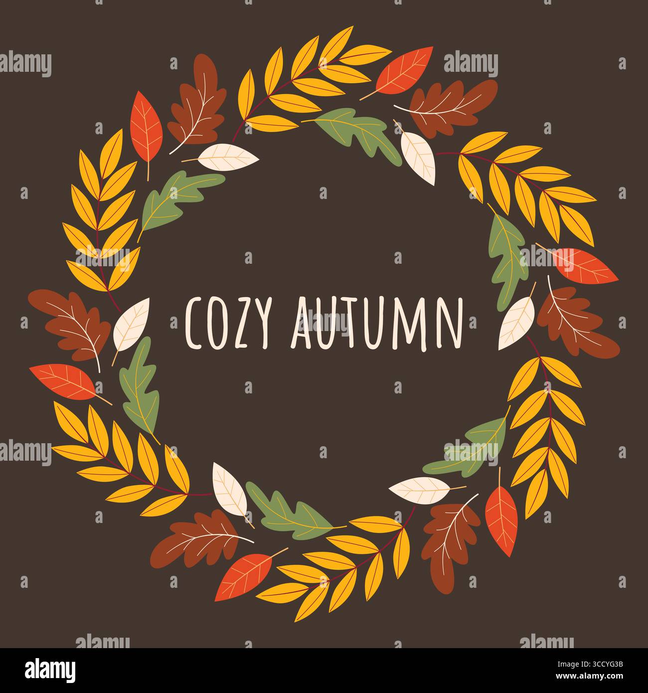 Cozy autumn Stock Vector Images - Alamy