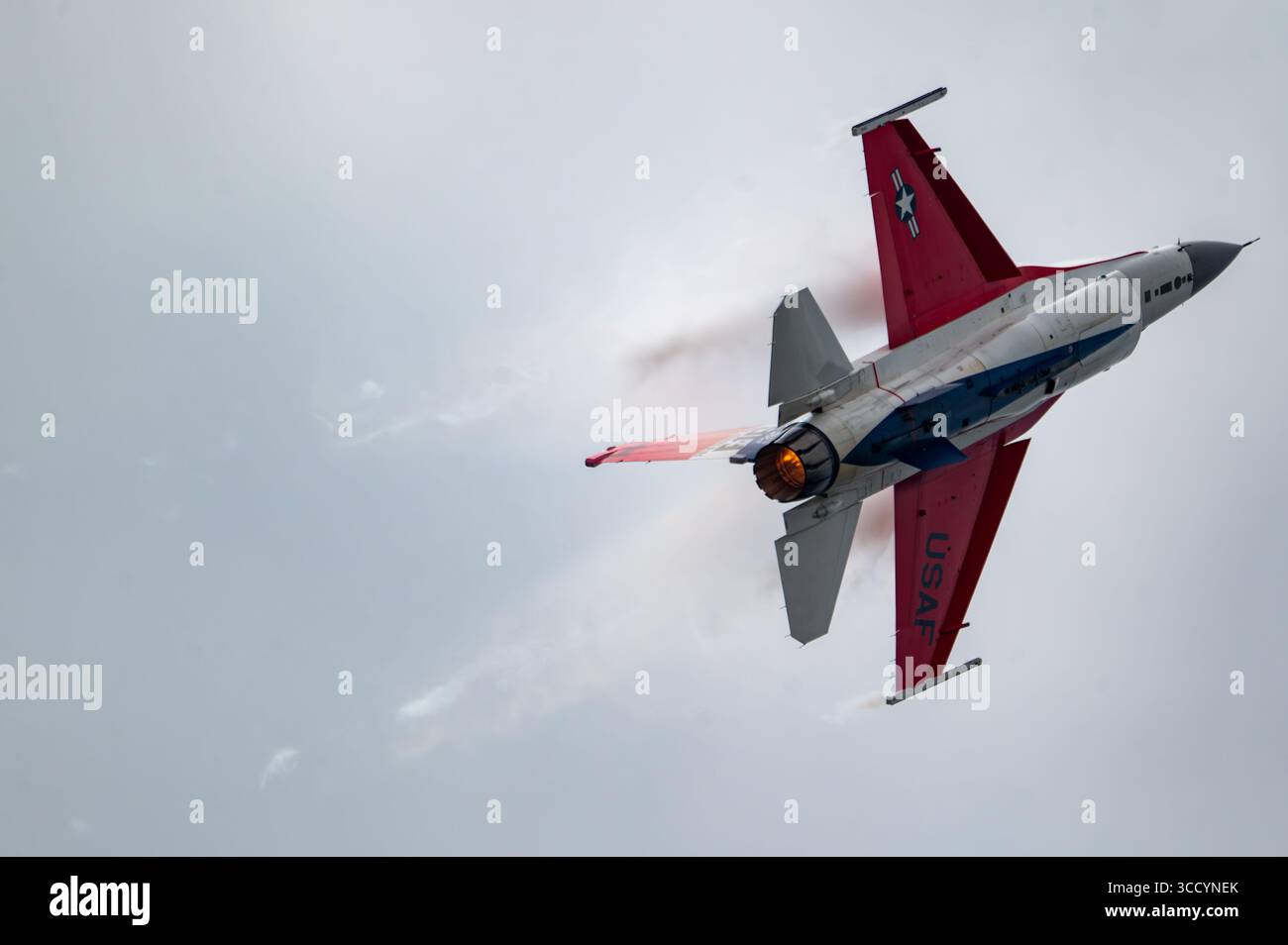 U.S. Air Force Maj. Taylor Hiester, F-16 Viper Demonstration Team ...