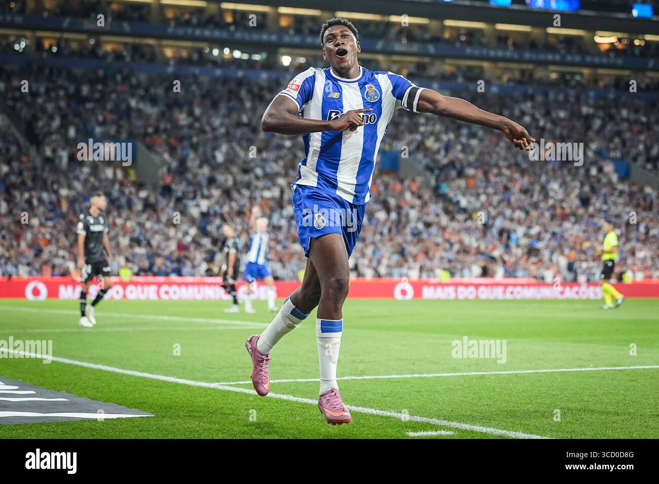 Samu AGHEHOWA of FC Porto celebrates his goal during the Portuguese ...
