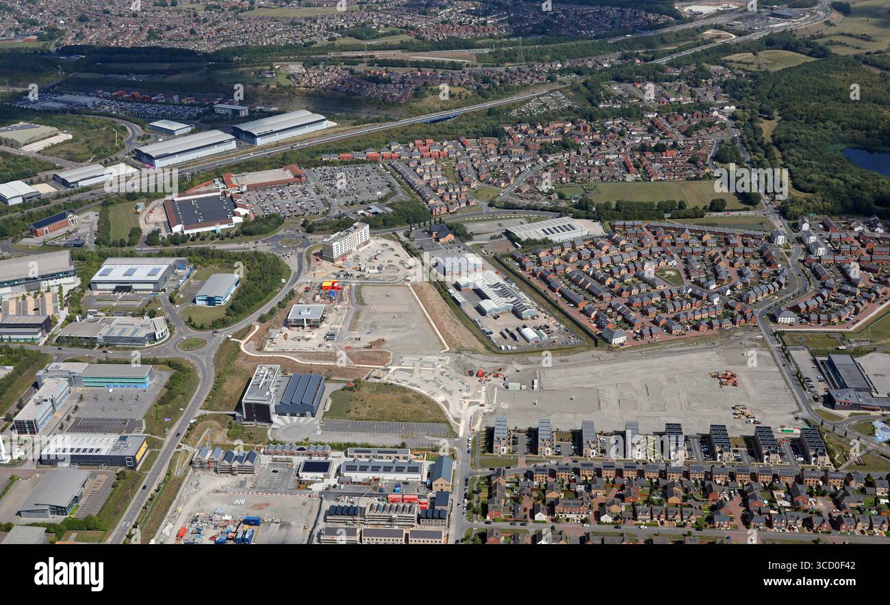 aerial views of the Advanced Manufacturing Park, a technology park ...