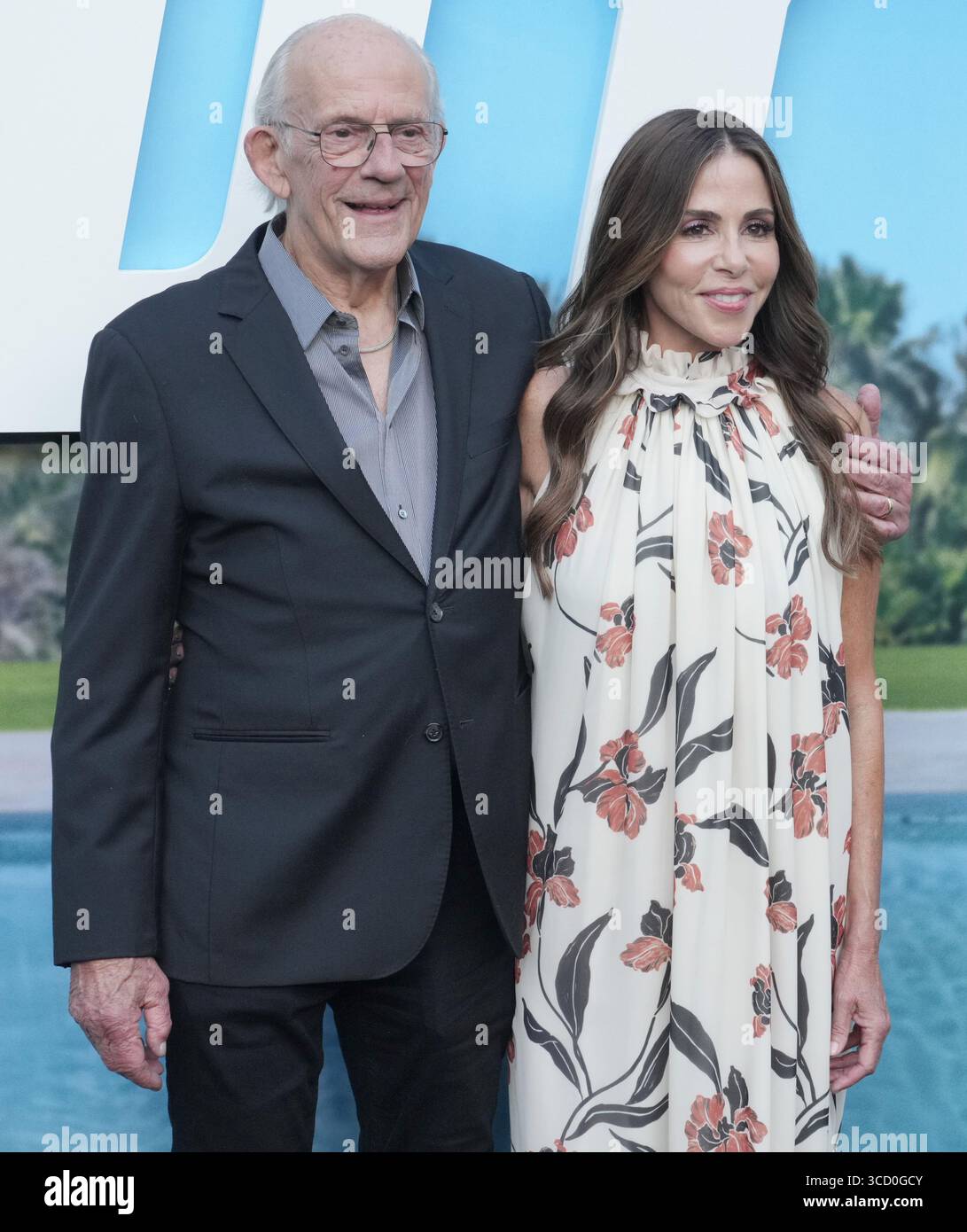 (L-R) Christopher Lloyd and Lisa Loiacono at the Universal Pictures ...