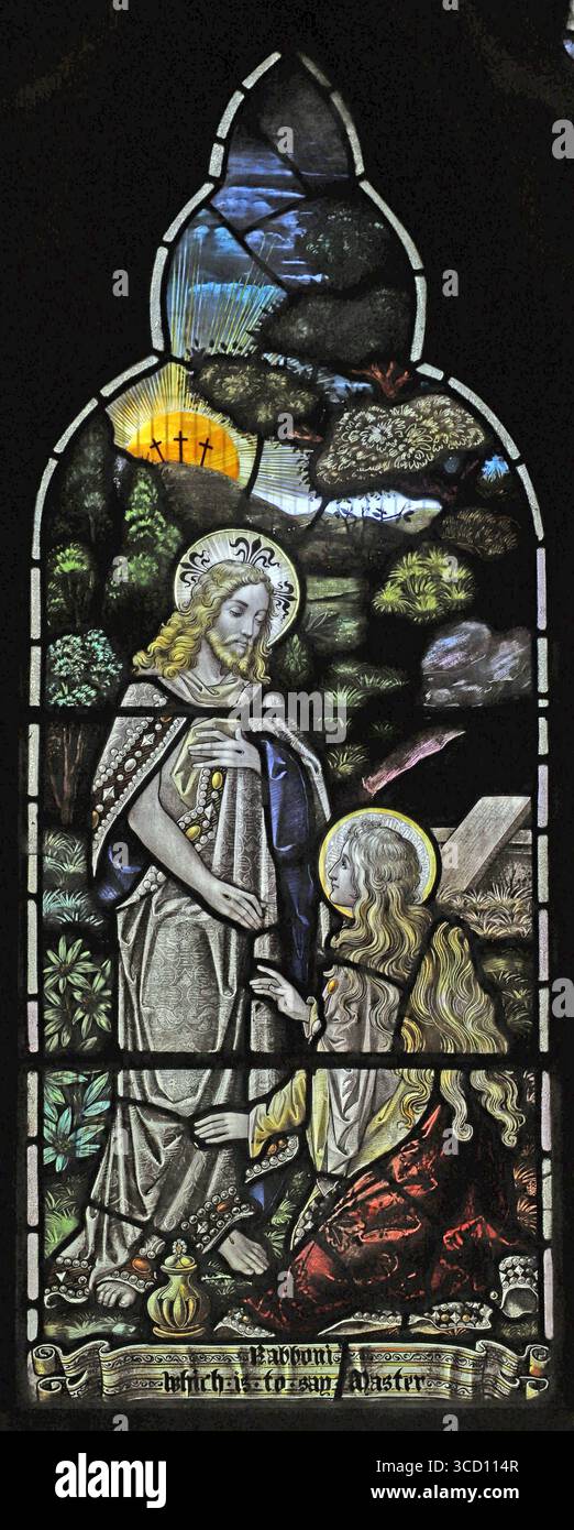 Stained glass window by Percy Bacon & Brothers depicting Christ ...