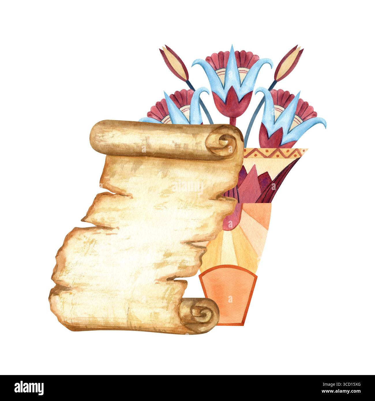 Egyptian papyrus scroll sacred hi-res stock photography and images - Alamy