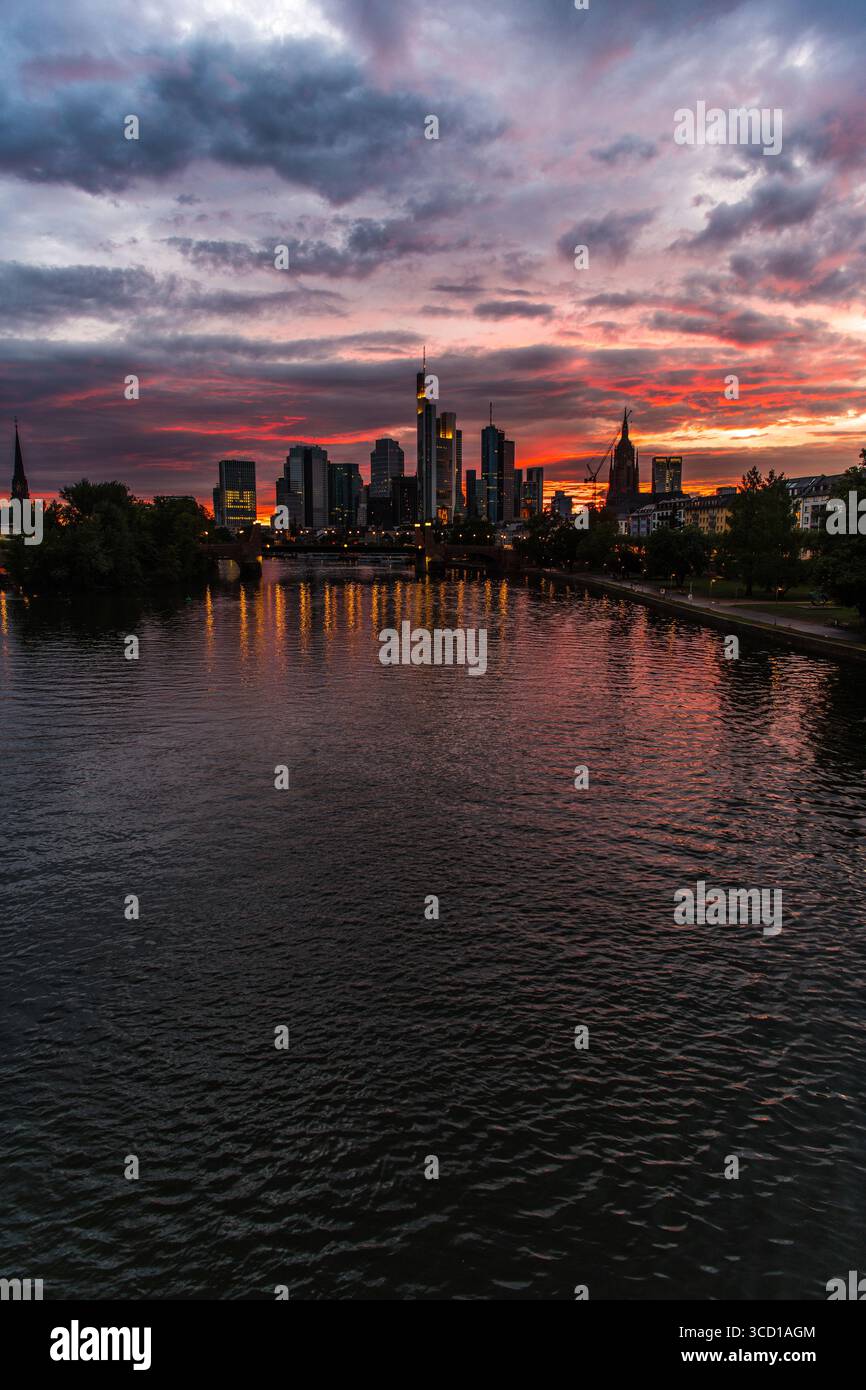 View on frankfurts skyline hi-res stock photography and images - Alamy