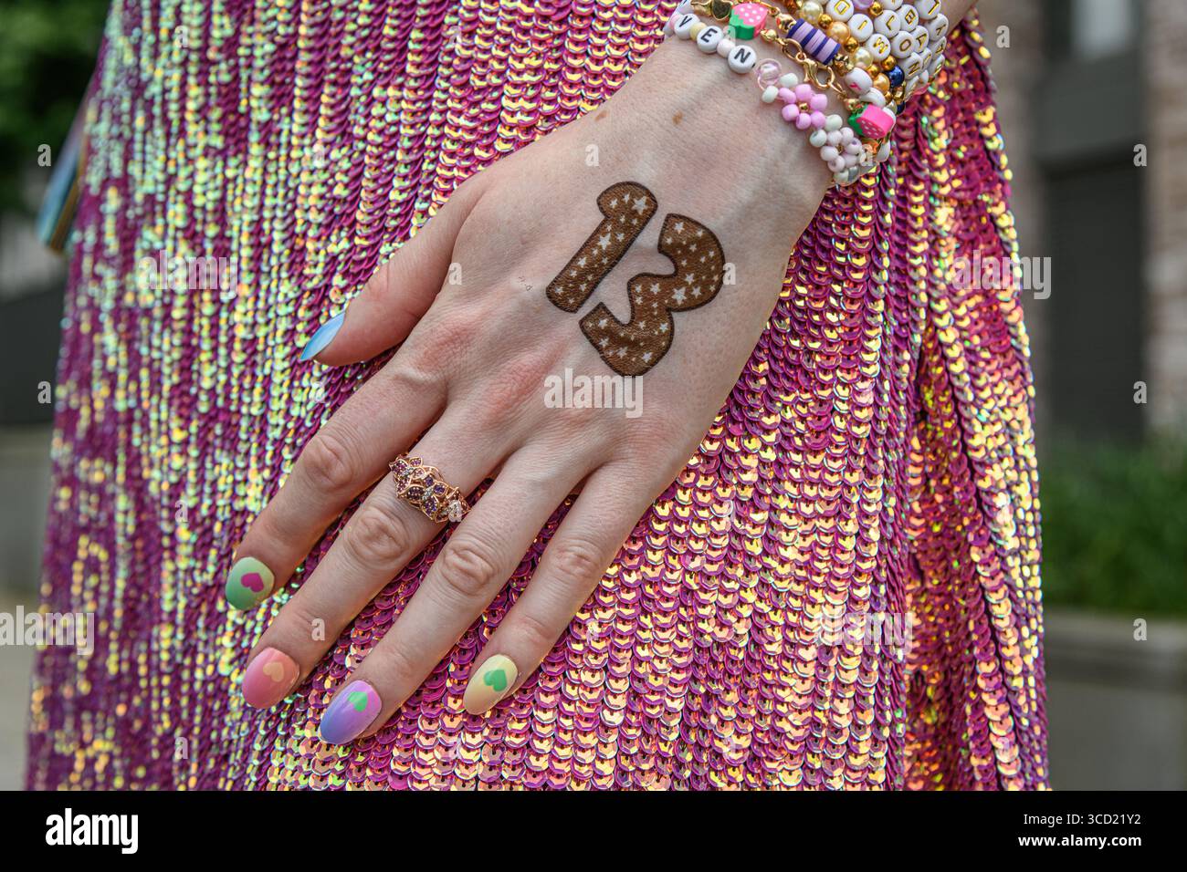 Taylor Swift fans outside Wembley Stadium Stock Photo - Alamy