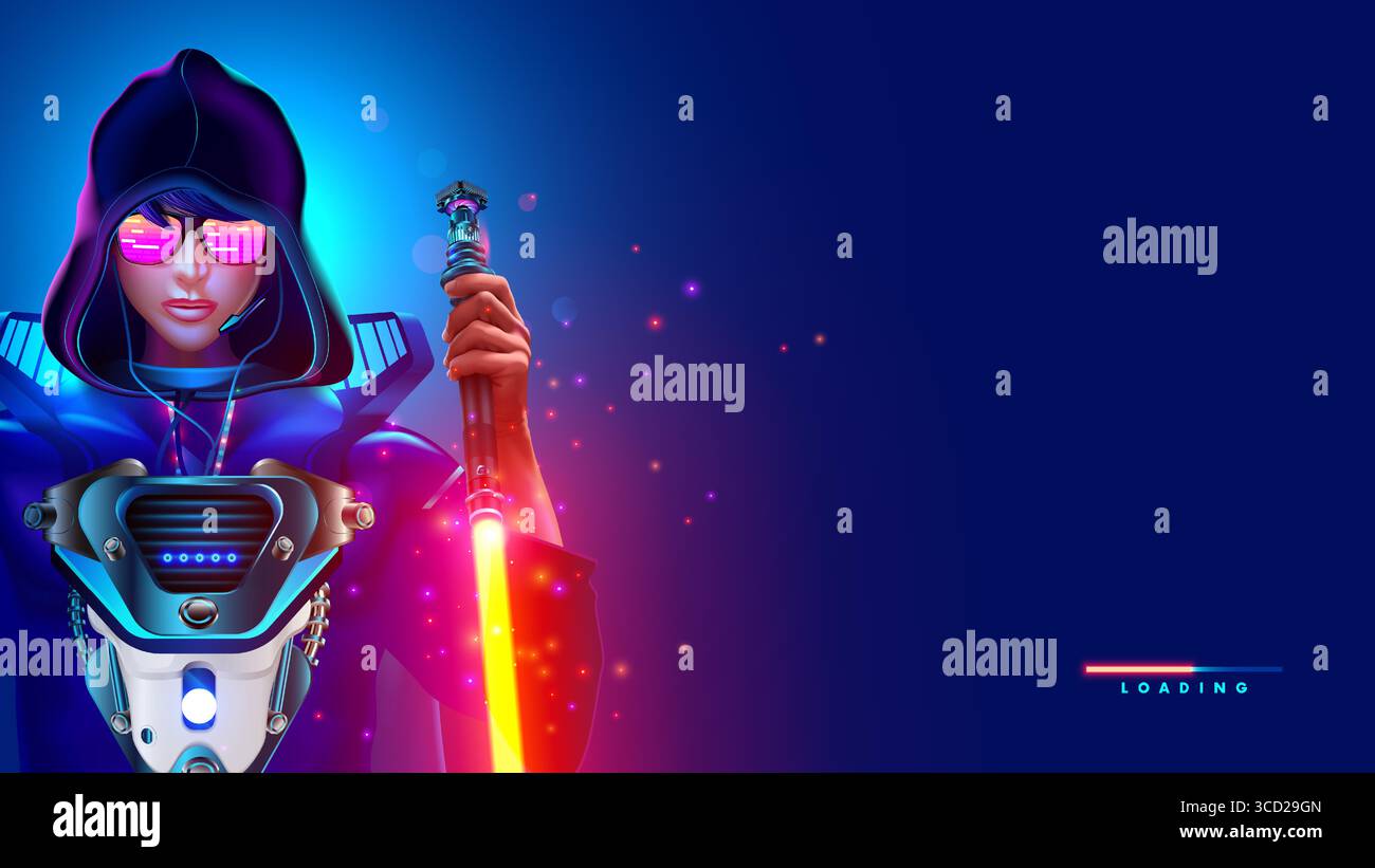 Futuristic video wallpaper Stock Vector Images - Alamy